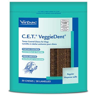 CET VeggieDent Chews for Dog 30 – Mahogany Veterinary Clinic